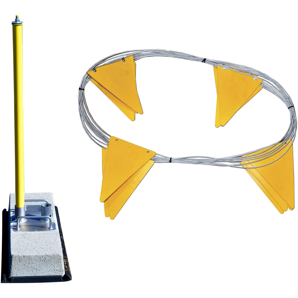 Garlock Safety Systems - Pipe Rail Kits: Straight, Plastic, Steel, 1.66 ...