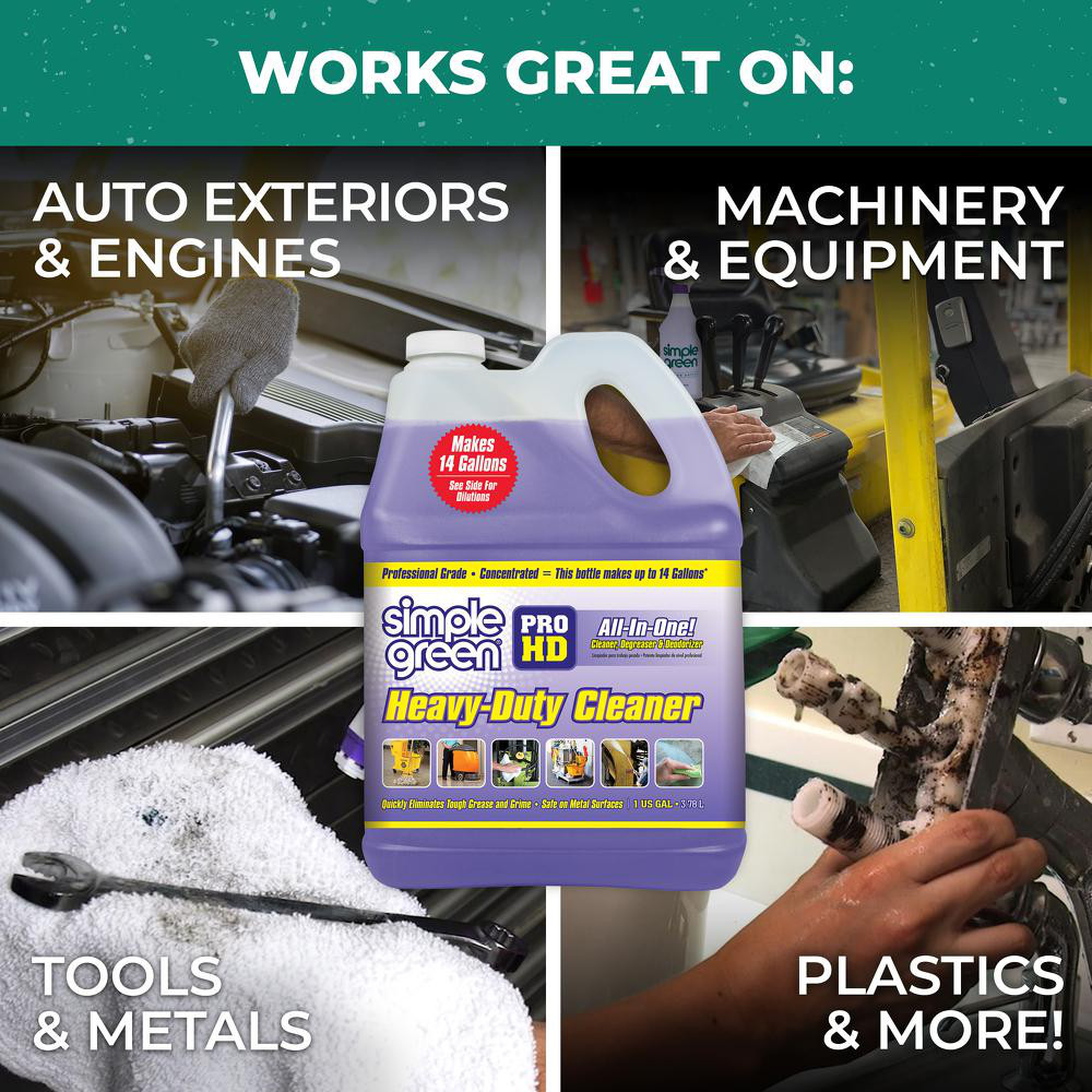 Simple Green® - Pro HD Heavy Duty Cleaner Concentrate, 1 gal Bottle ...