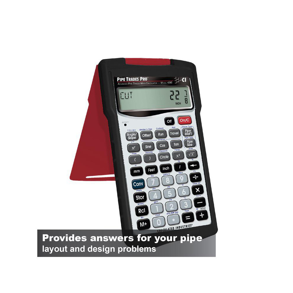 Calculated Industries - 58 Function Pipe Trades Industrial Calculator ...