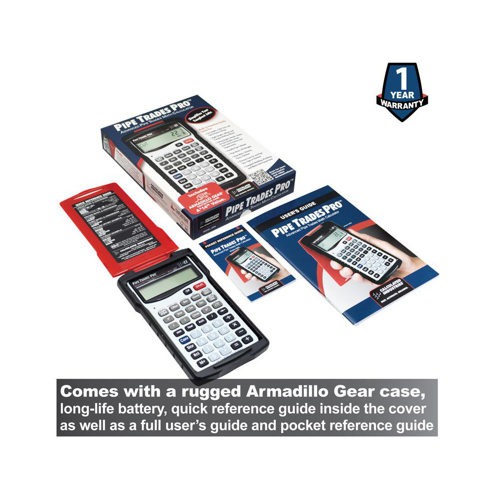 Calculated Industries - 58 Function Pipe Trades Industrial Calculator ...