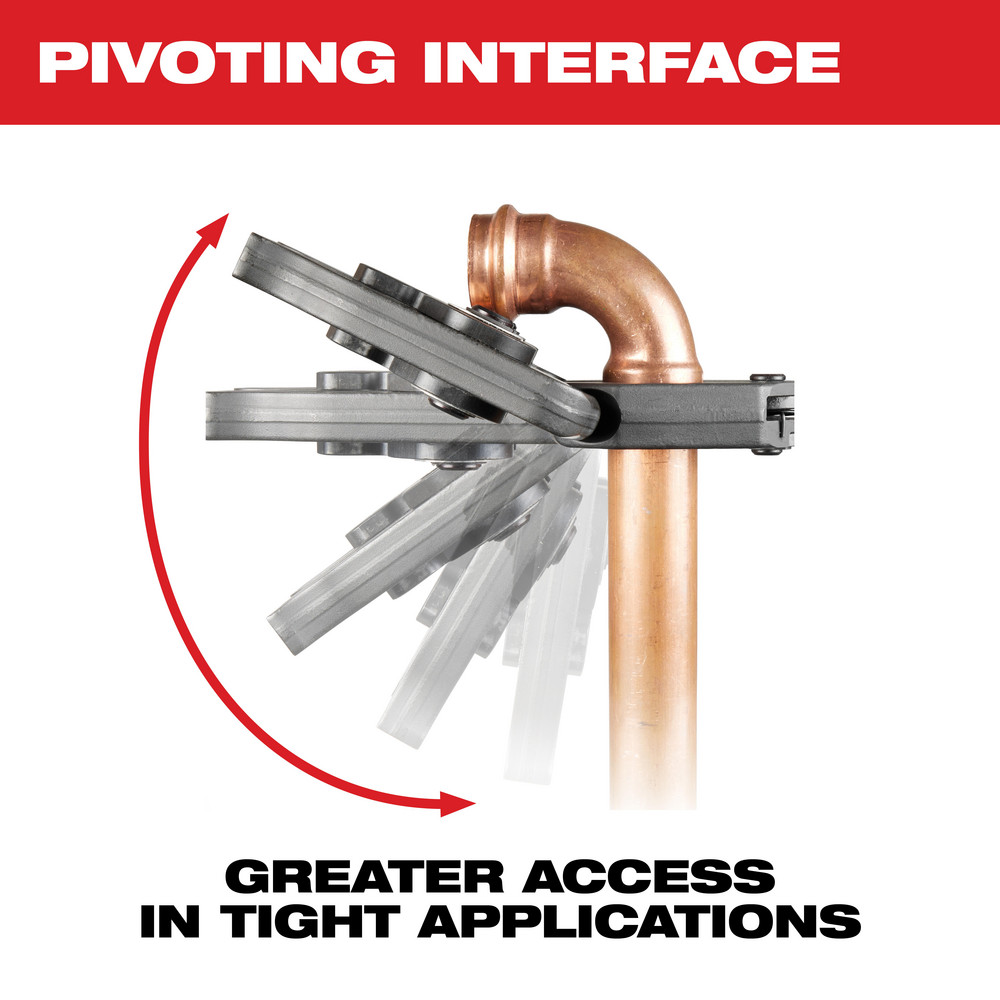 Milwaukee Tool - Presser Replacement Jaws: Type: CTS-V Pivoting Press ...