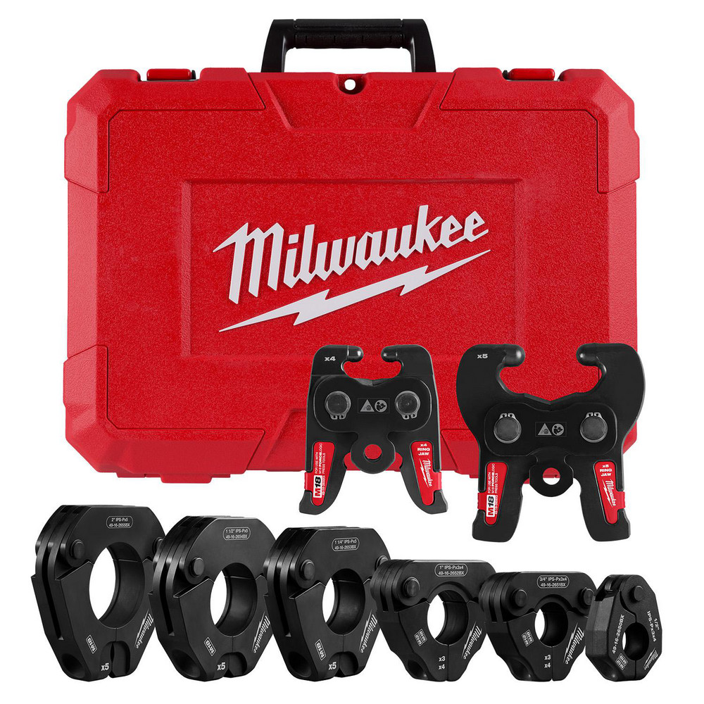 Milwaukee Tool - Presser Replacement Jaws: Type: IPS-P Pivoting Press ...