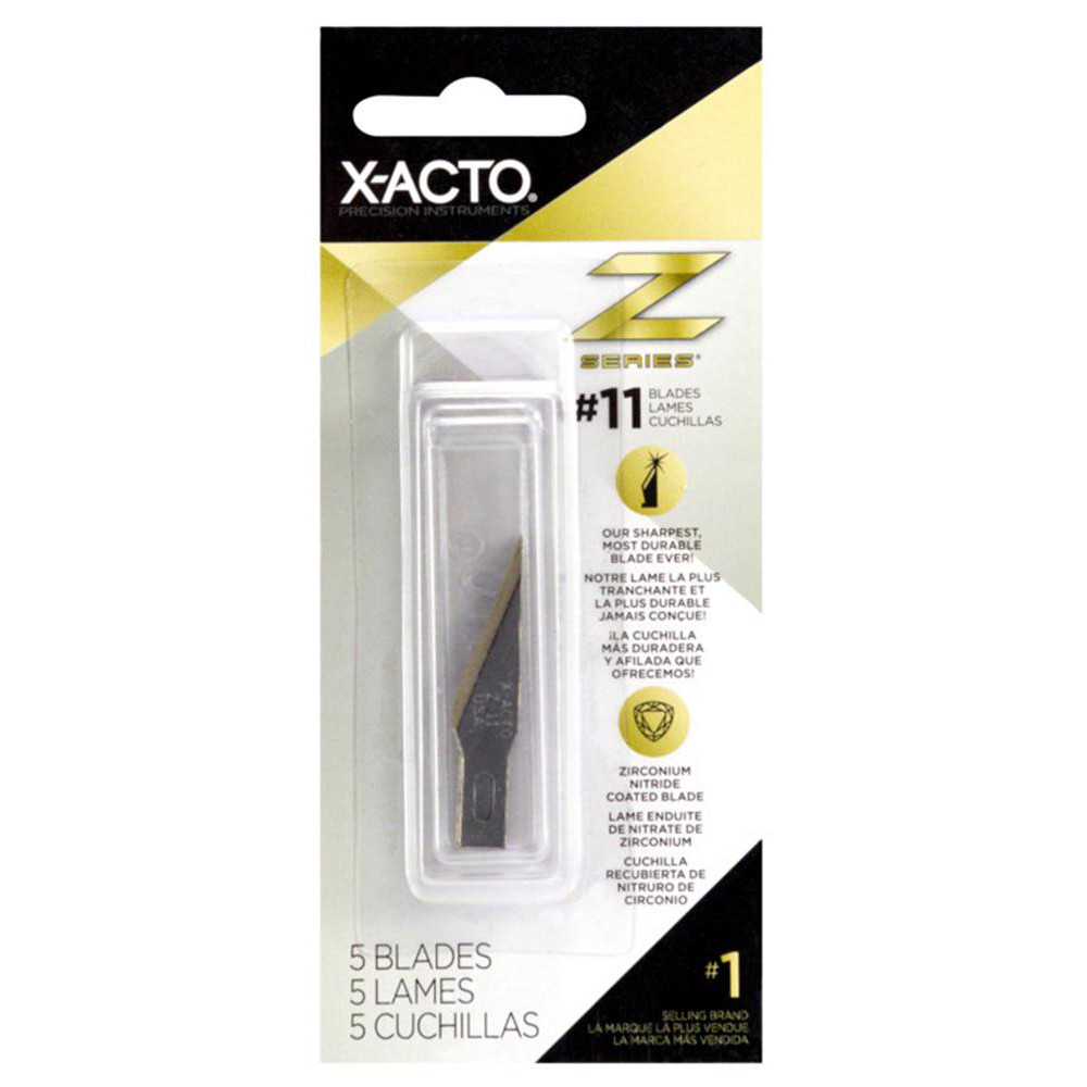 X-ACTO - Knife Blades: Blade Type: Angled; Blade Material: Carbon Steel ...