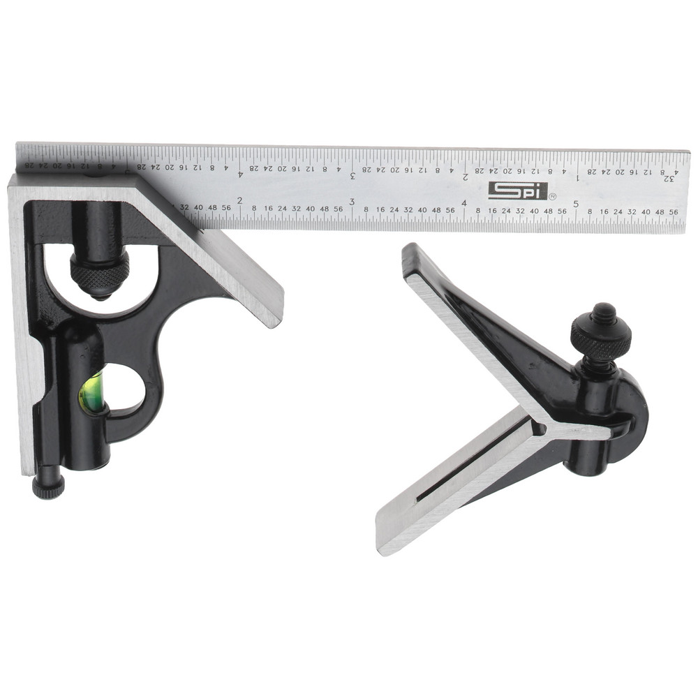 SPI - 3 Piece, 6" Combination Square Set | MSC Direct
