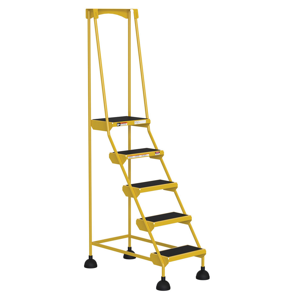 Vestil - Steel Spring-Loaded Rolling Ladder: Type Type IA, 48" Platform ...