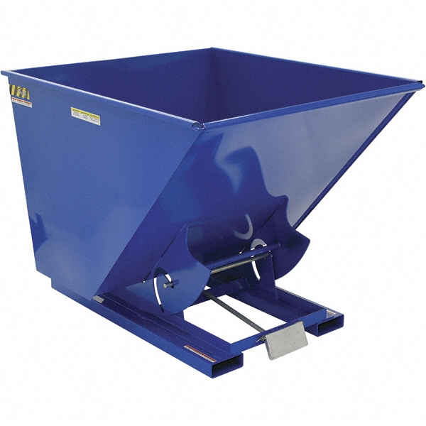 Vestil - 6,000 Lb Load Capacity, 2 Cu Yd, Steel Self-Dumping Hopper ...