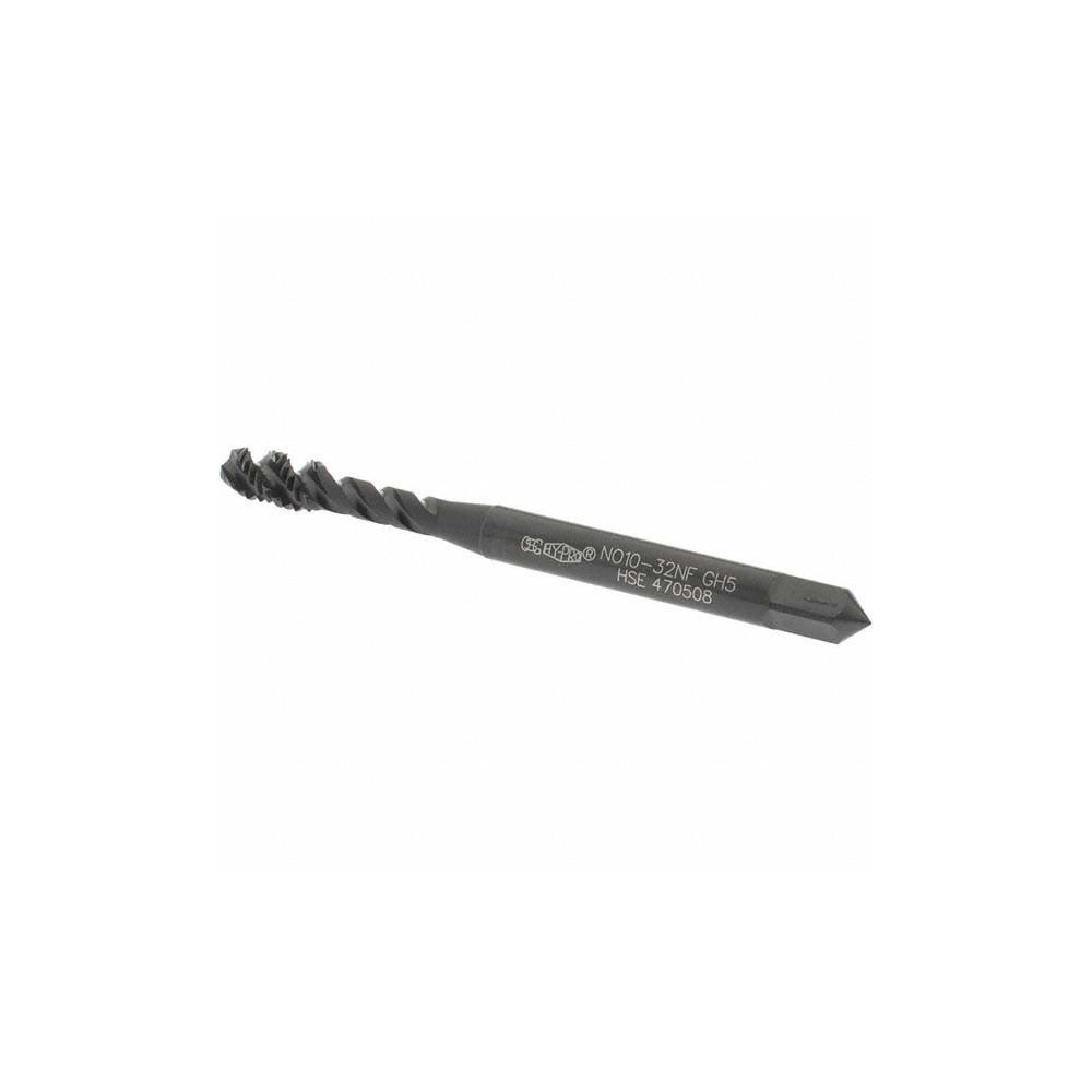 OSG - Spiral Flute Tap: #10-32, UNF, 3 Flute, Modified Bottoming Chamfer, 3B Class of Fit ...