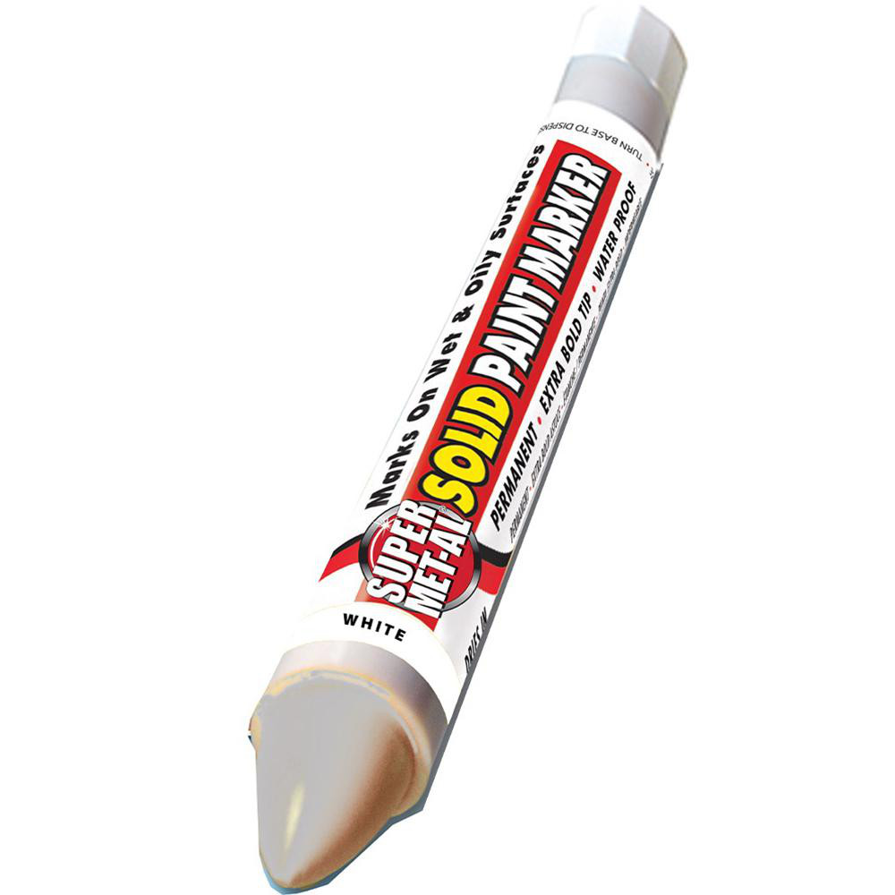 Super Met-Al - Solid Paint Marker: White | MSC Direct