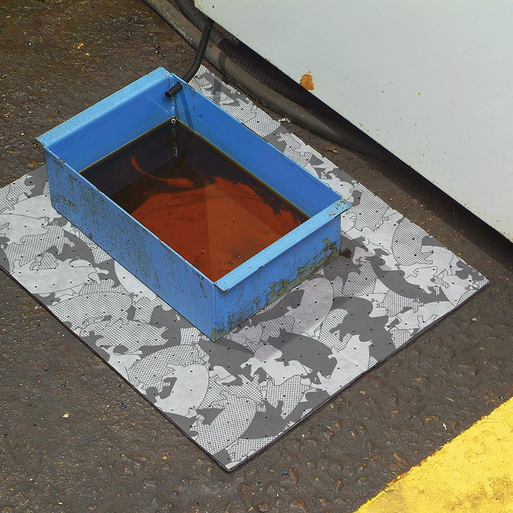 New Pig - Sorbent Pad: For Universal Use, Heavy Weight, 20" Long, 16 ...