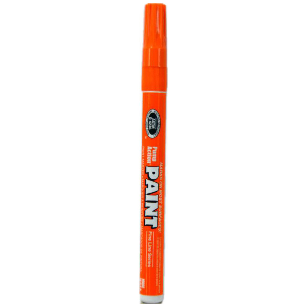 Super Met-Al - Paint Pen: Orange, Fine Tip | MSC Direct