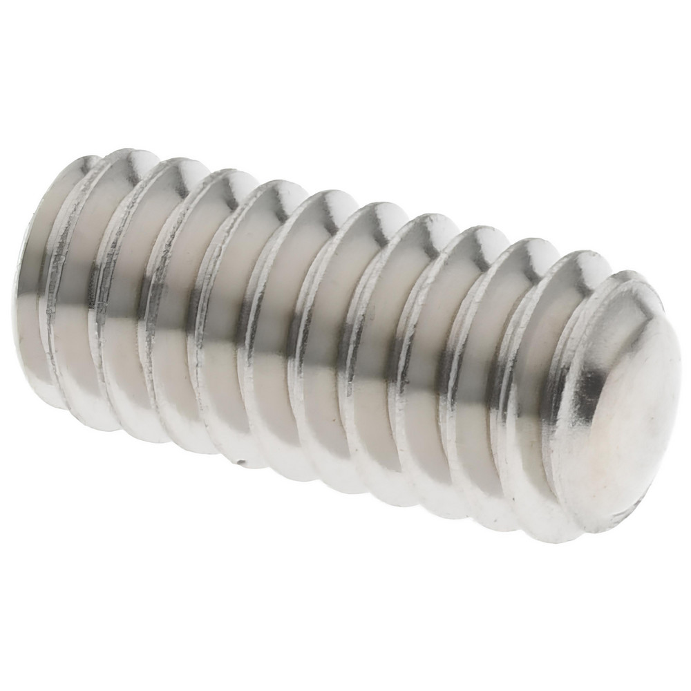 Value Collection - Set Screw: #8-32, 3/8" Overall Length, Oval Point ...