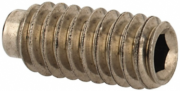Value Collection - Set Screw: #8-32, 3/8" Overall Length, Half Dog ...
