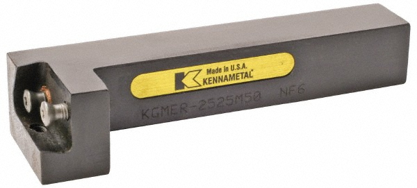 Kennametal - Indexable Grooving Toolholder: KGMER2525M50, Right Hand ...