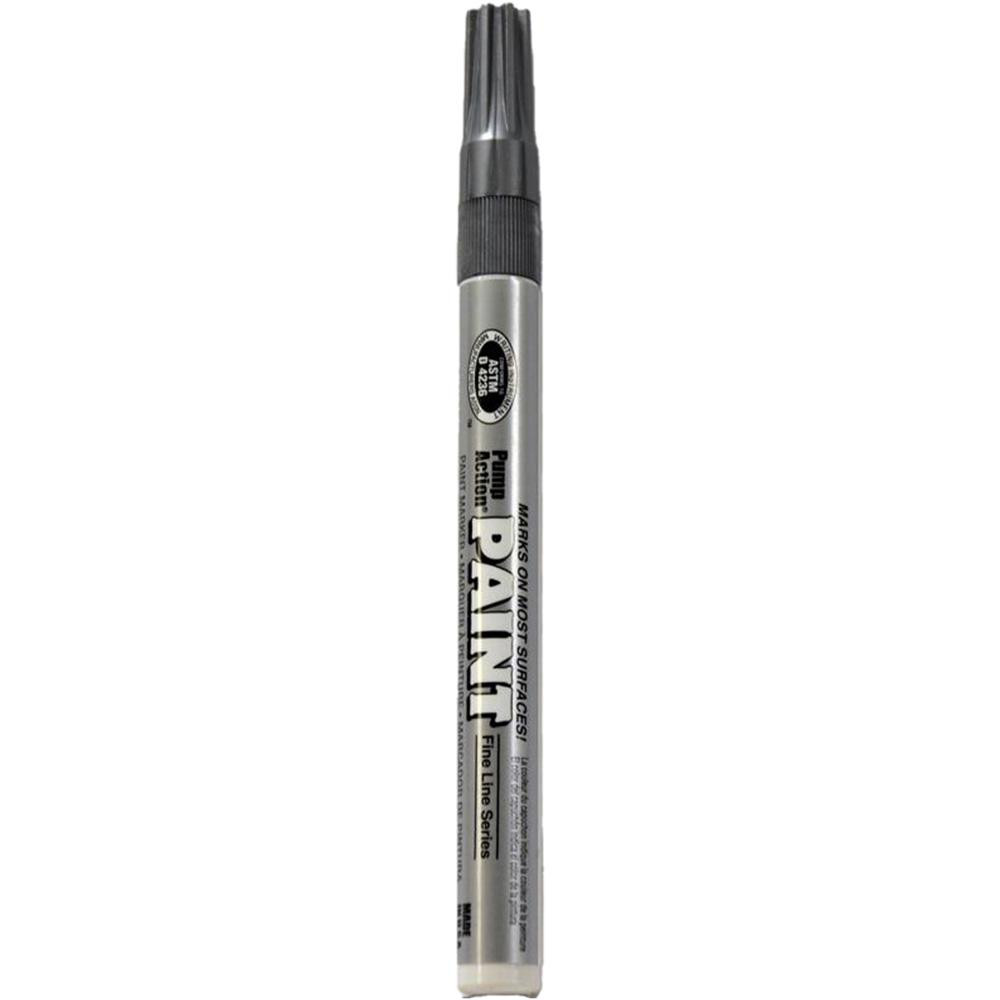 Super Met-Al - Paint Pen: Metallic Silver, Fine Tip | MSC Direct