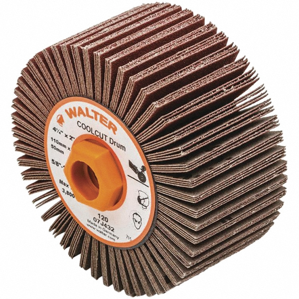 WALTER Surface Technologies - 4-1/4 x 2" 120 Grit Aluminum Oxide ...