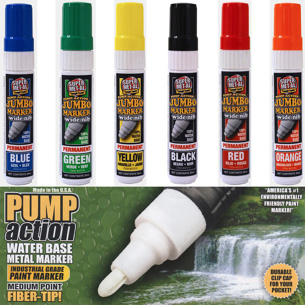 Super Met-Al - Markers & Paintsticks: Marker Type: Washable Marker ...