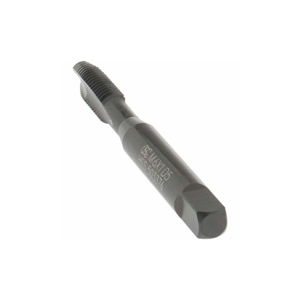 OSG - Spiral Point Tap: M6x1 Metric, 2 Flutes, Plug Chamfer, 6H Class ...