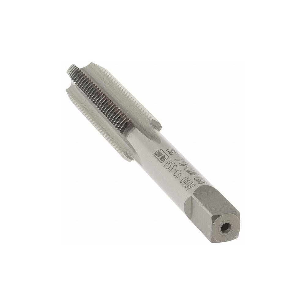 OSG - Straight Flute Tap: 7/16-20 UNF, 4 Flute, Plug Chamfer, Cobalt ...