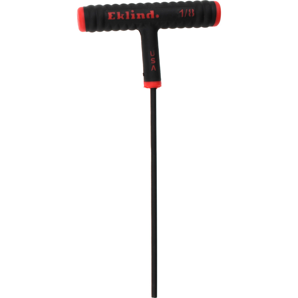 Eklind - Cushion Grip & T-Handle Hex Key: 1/8", Hex End | MSC Direct