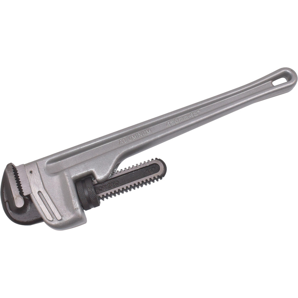 PRO-SOURCE - Straight Pipe Wrench: 2-1/2" Max, 18" OAL, Aluminum | MSC ...