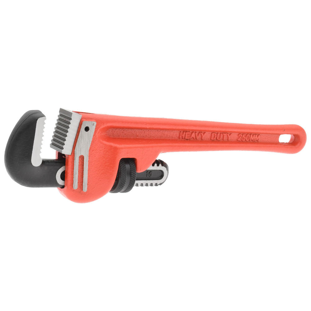 PRO-SOURCE - Straight Pipe Wrench: 1-1/2" Max, 10" OAL, Cast Iron | MSC ...