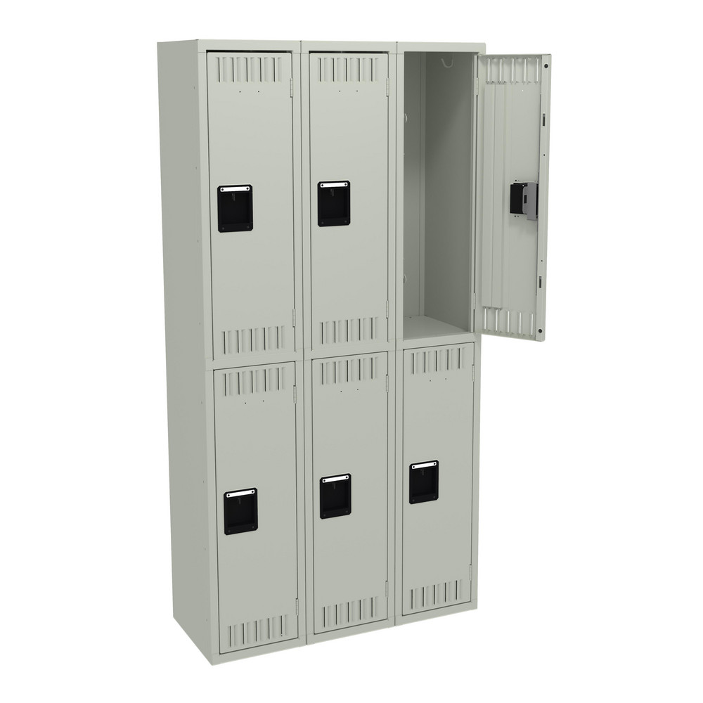 Tennsco - 3-Wide Locker: 36-3/16" Wide, 15-1/16" Deep, 72" High ...