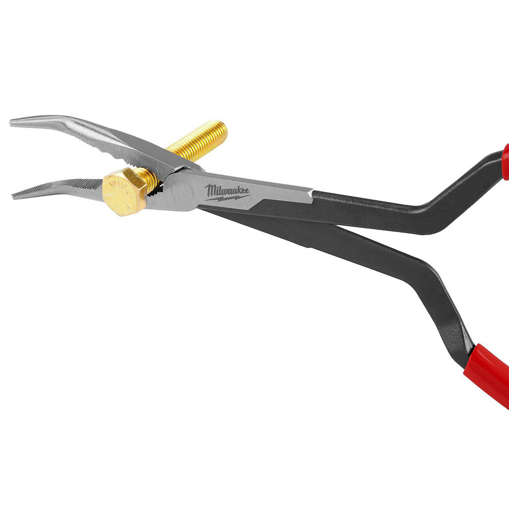Milwaukee Tool - Long Nose Pliers: Pliers Type: Long Reach; Jaw Texture ...