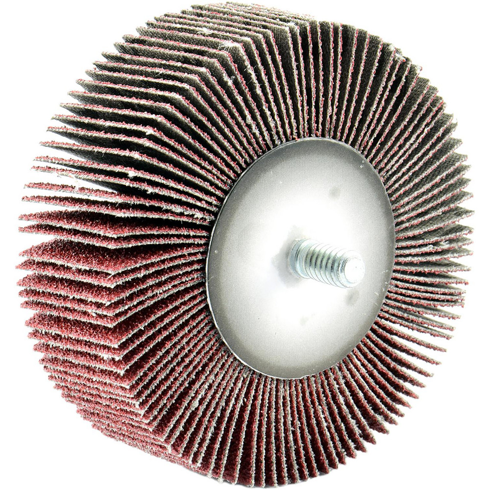 ARC Abrasives - Mounted Flap Wheel: 3" Dia, 1" Face Width, 180 Grit ...