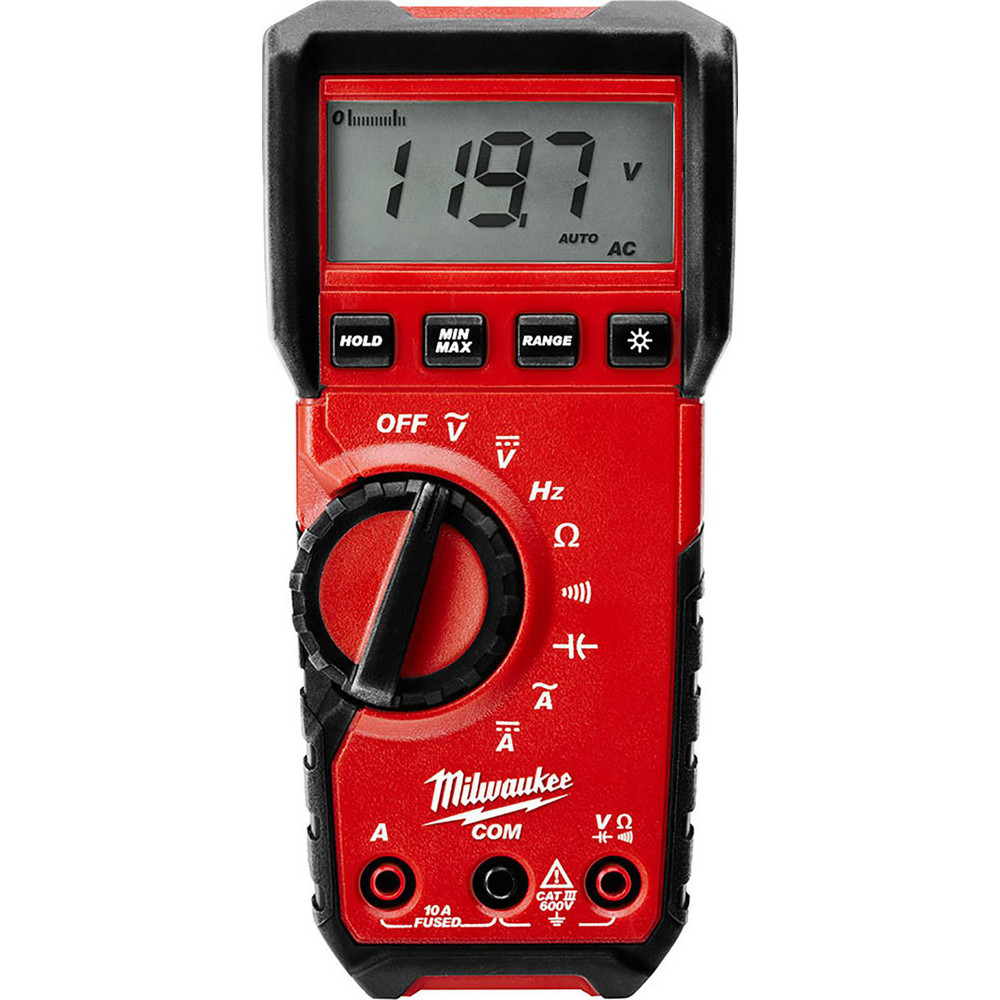 Milwaukee Tool - CAT III, Auto Ranging Digital & True RMS Multimeter ...