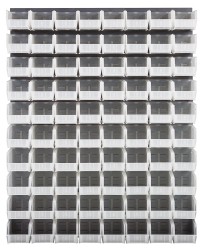 Quantum Storage - 80 Bin Louvered Panel with Ultra Bins | MSC Direct