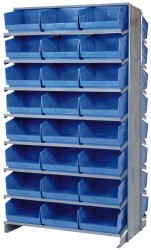 Quantum Storage - 48 Bin Store-More Sloped Shelving System | MSC Direct