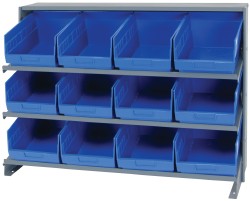 Quantum Storage - 12 Bin Store-More Sloped Shelving System | MSC Direct
