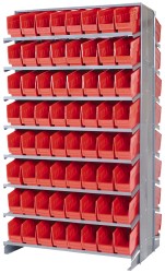 Quantum Storage - 128 Bin Store-More Sloped Shelving System | MSC Direct