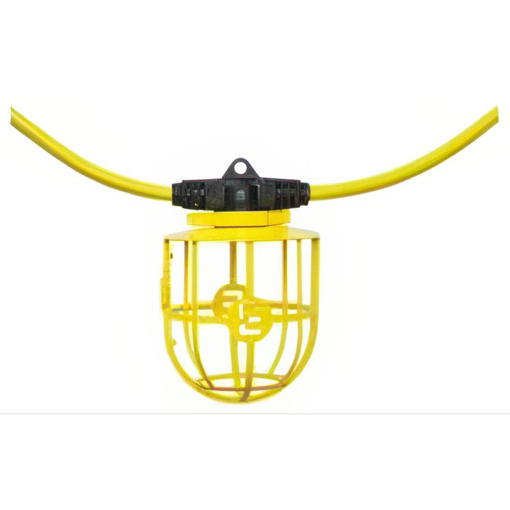 Ericson Mfg - Temporary String Lights: Cord Length (Feet): 100; Guard ...