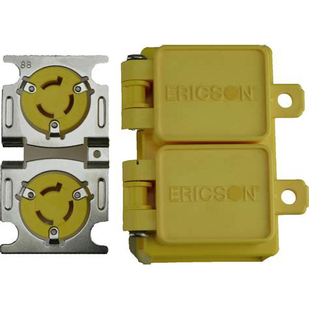 Ericson Mfg - Straight Blade Receptacles: Receptacle Type: Duplex ...