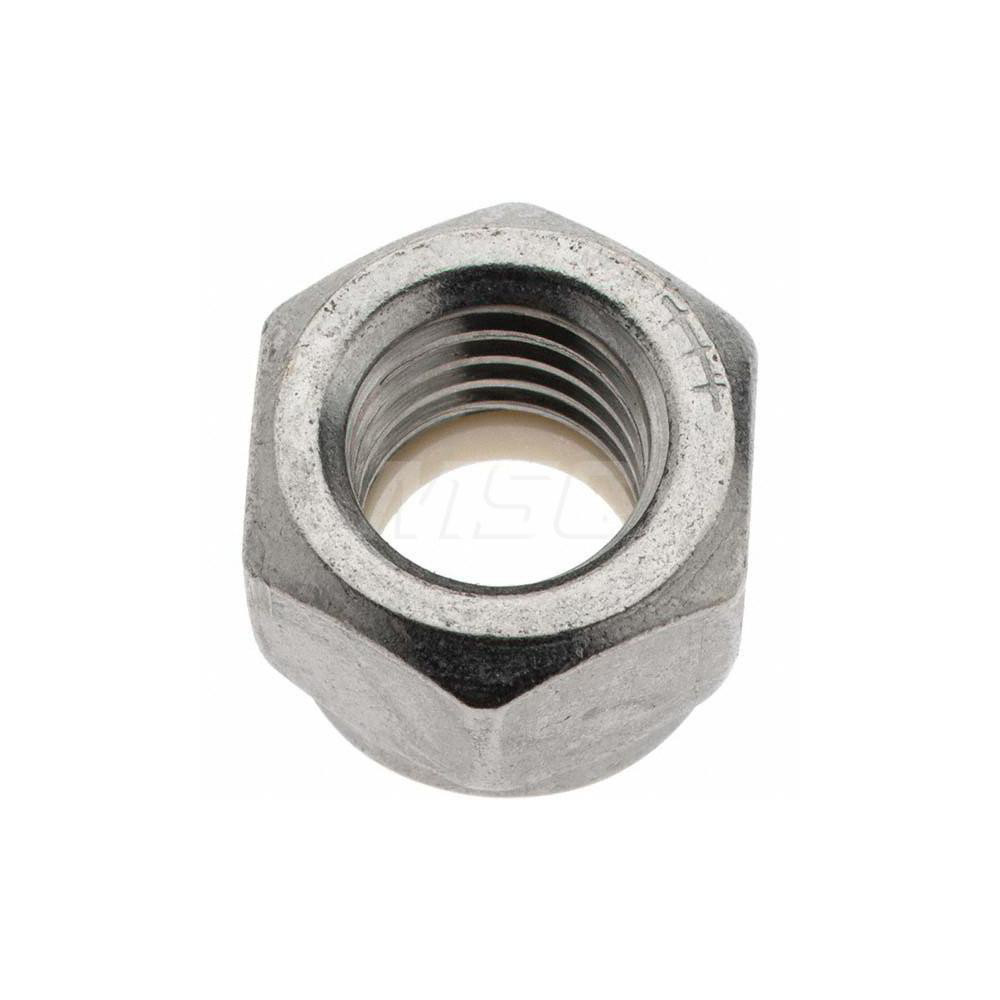 Value Collection - Hex Lock Nut: Insert Lock, Nylon Insert, 1/2-13 ...