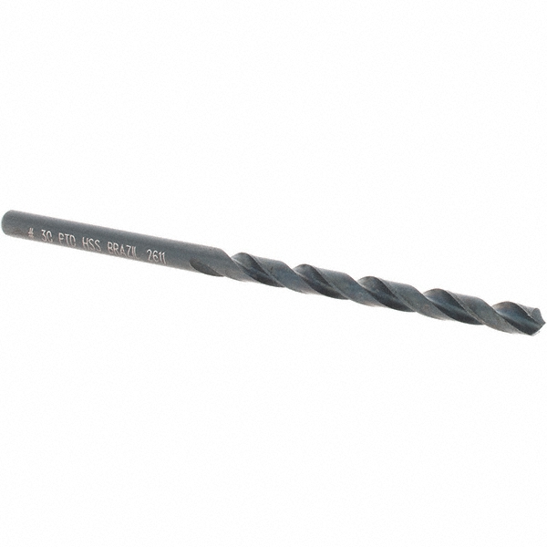 Import - Jobber Length Drill Bit: #30 (0.1285) Dia, 118 deg, HSS | MSC ...