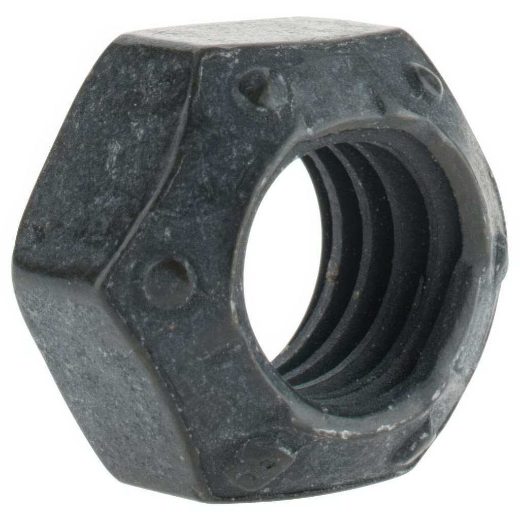 Made in USA - Hex Lock Nut: Distorted Thread Lock, 3/8-16, Grade L9 ...
