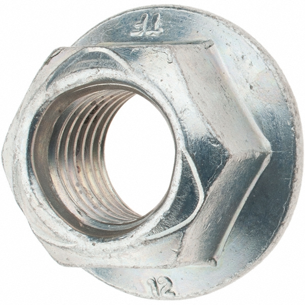 Made in USA - Hex Lock Nut: Distorted Thread, M16x2, Class 12 Steel ...