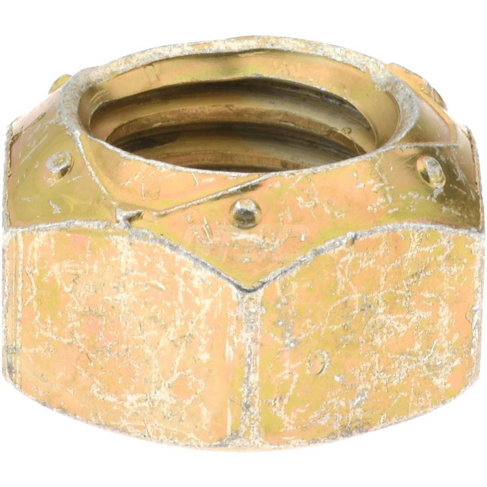 Bowmalloy - Hex Lock Nut: 1/2-13, Grade 9 Steel, Cadmium & Waxed Finish ...