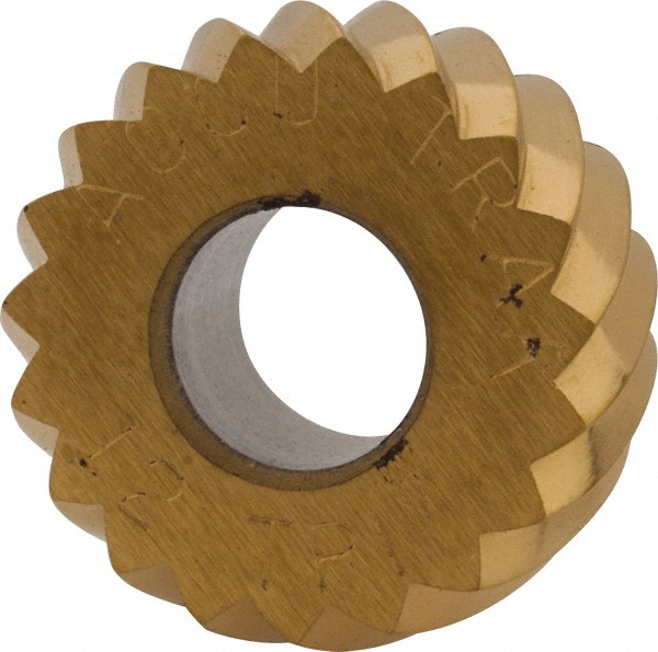Made in USA - Convex Knurl Wheel: 5/8" Dia, 90 ° Tooth Angle, 12 TPI ...