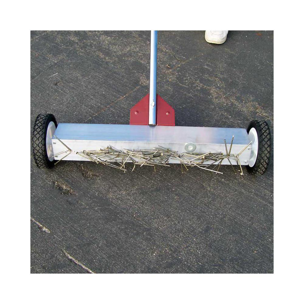 Shields Magnetics - 36" Long Push Magnetic Sweeper with Wheels | MSC Direct