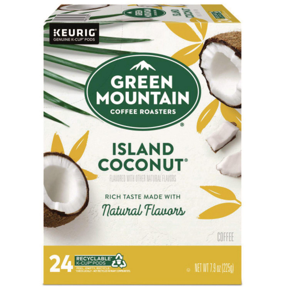 Green Mountain Coffee - Beverages: Coffee, Island Coconut®, Pod, 0.38 ...