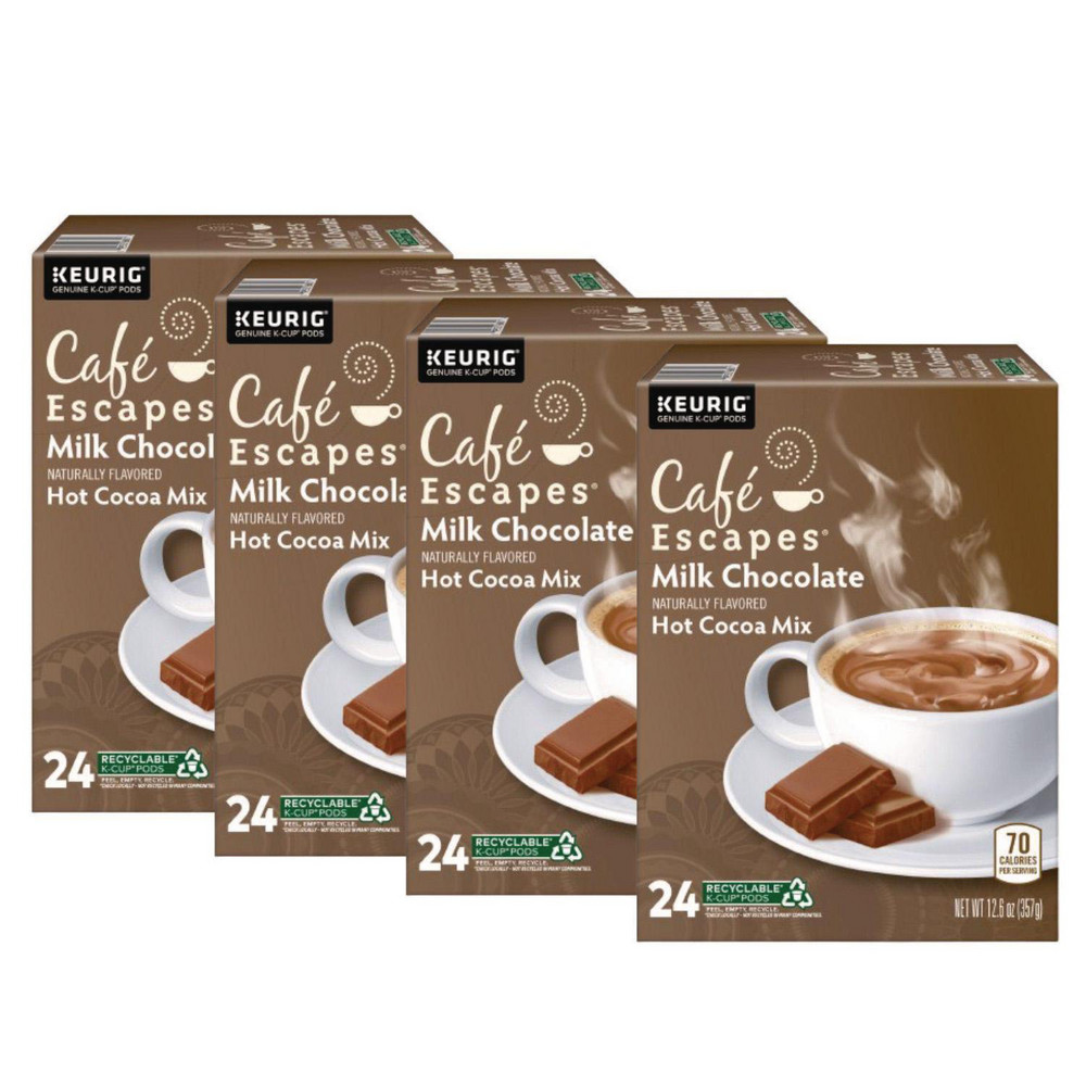 Cafe Escapes - Beverages: Cocoa, Milk Chocolate, Pod, 0.38 oz | MSC Direct