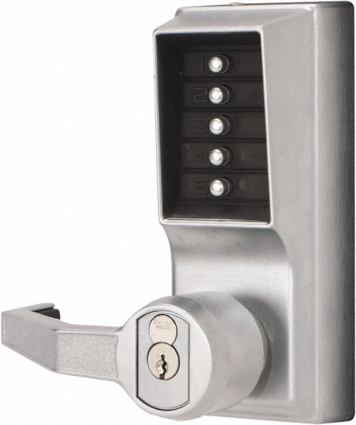 Kaba Access - Combination Entry with Key Override Lever Lockset for 1-3 ...