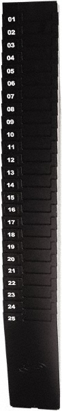 Lathem Time - 33-1/2" High x 4-1/2" Wide 25 Pocket Adjustable Time Card ...
