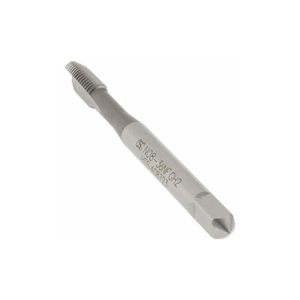 OSG - Spiral Point Tap: #8-36 UNF, 2 Flutes, Plug Chamfer, 2B/3B Class ...