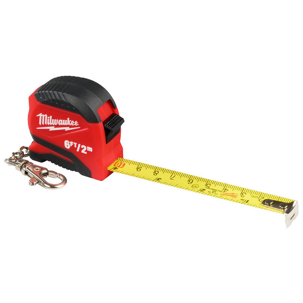Milwaukee Tool - Tape Measures: Length Ft.: 6.000; Graduation (Inch): 1 ...