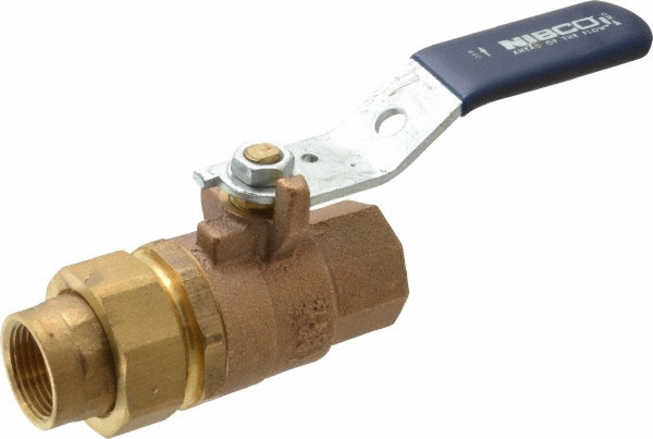 NIBCO - Single Union Ends Manual Ball Valve: 3/4" Pipe, Full Port | MSC ...
