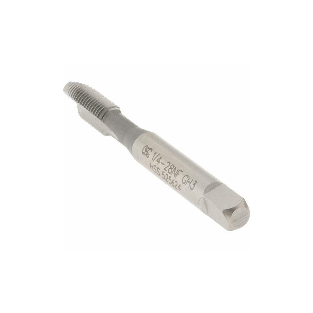 OSG - Spiral Point Tap: 1/4-28 UNF, 2 Flutes, Plug Chamfer, 3B Class of ...